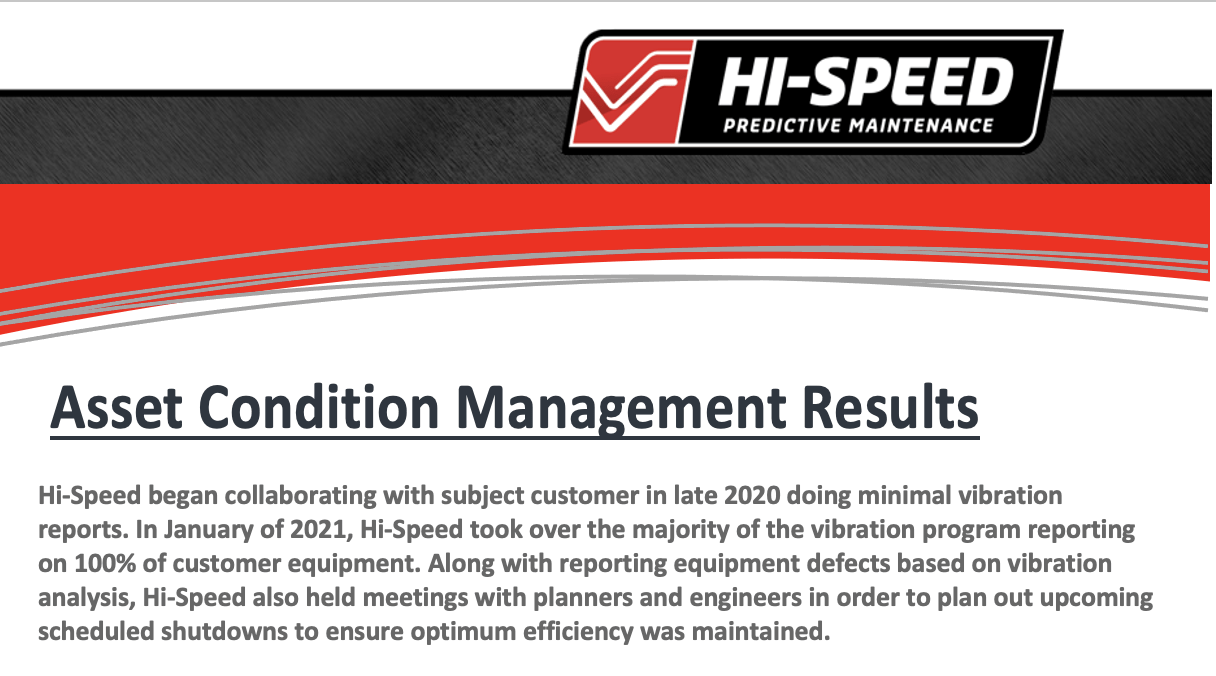 Case Study: Save production hours with asset condition management | Hi ...